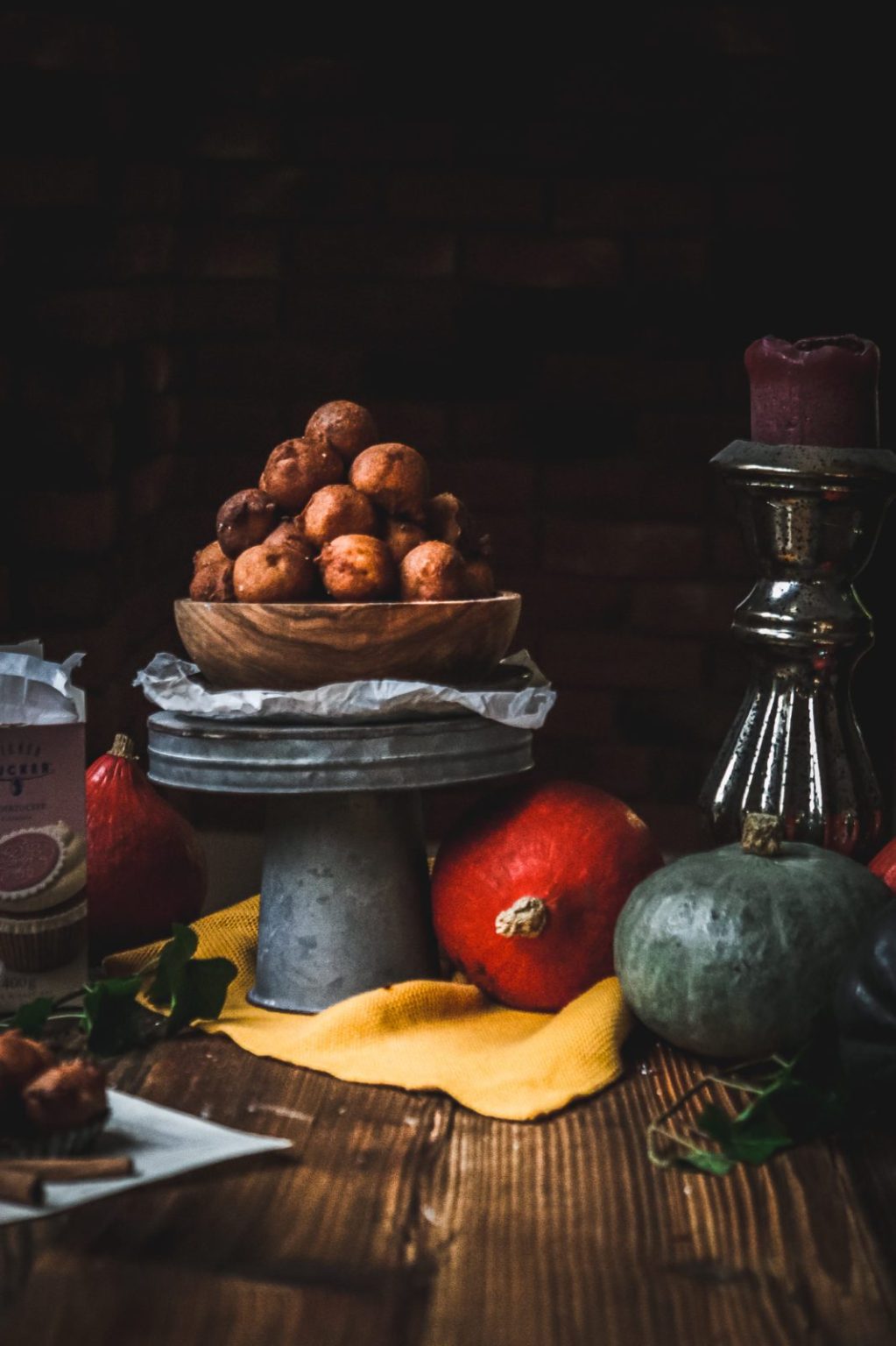Baked Mice - fried Austrian no yeast donut holes with pumpkin and ...